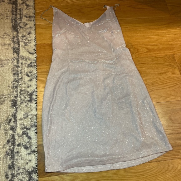 PrettyLittleThing | Dresses | Nwt Prettylittlething Pink Sparkle Dress ...